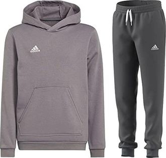 adidas Surv&ecirc;tement de football Entrada 22 - Sweat &agrave; capuche - Pantalon de jogging pour homme - Gris - Taille XXL