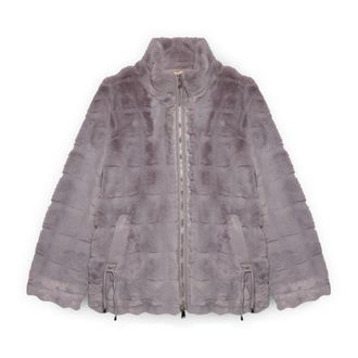 Fiorella Rubino Damen, Jacken, Grau, 7XLGr&ouml;&szlig;e