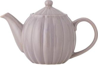 Bloomingville Latina Teekanne 1085ml - Steingut Teekanne mit Deckel & Griff - Hochwertige Keramikkanne - Elegante Kanne f&uuml;r Tee & Hei&szlig;getr&auml;nke - Sp&uuml;lmaschinengeeign