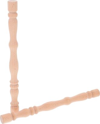 Lurrose 2stücke Holzsäule Römische Säule Aus Kiefernholz Für Puppenhaus Und Blumen Deko Zum Basteln Massive Als Tischbein Und Heimdekor Und Baluster Aus Holz