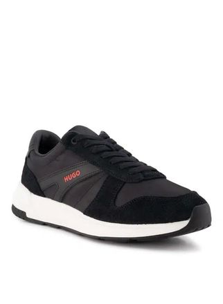 HUGO BOSS Herren Sneaker schwarz Velours