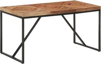 vidaXL Esstisch 140x70x76 cm Massivholz Akazie und Mango Vidaxl