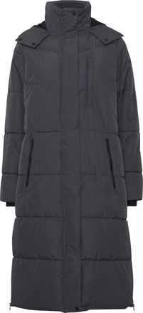 Oxmo OXJulie Damen Winterjacke Damenjacke Jacke warm gef&uuml;ttert hochabschlie&szlig;ender Kragen, Gr&ouml;&szlig;e:XL, Farbe:Iron Gate (193910)