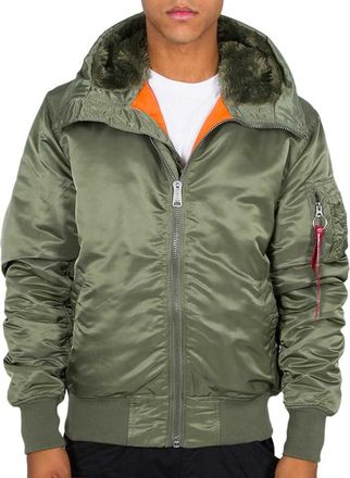 Alpha Industries Alpha Industries MA-1 Hooded Bomberjacke für Herren Sage-Green