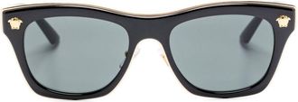 Versace lunettes de soleil Wayfarer - Noir