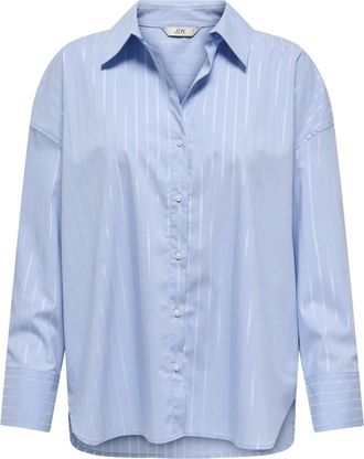 Jacqueline de Yong JdY Damen Jdymio L/S Lurex Loose Shirt WVN, Chambray Blue, XX-Large