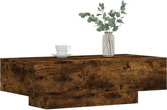 Generic Couchtisch, Schlanker, Minimalistischer Wohnzimmer-Mitteltisch, Holzwerkstoff f&uuml;r Wohnzimmer, Zuhause, B&uuml;ro (Ger&auml;ucherte Eiche)