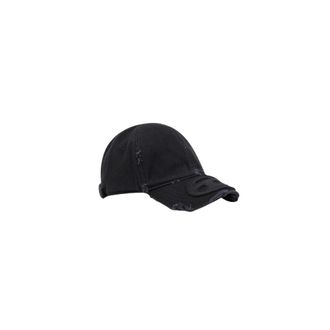 Diesel unisex, Accessoires, Noir, Taille: ONE Size Casquette effet us&eacute; Oval D