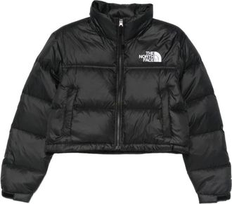 The North Face Nuptse Short Jacket - - Sport - Damen - Schwarzk - L