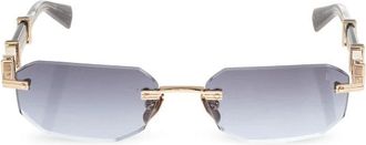 Balmain Homme, Accessoires, Jaune, Taille: ONE Size Arcade Lunettes de soleil