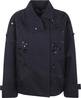 Golden Goose Femme, Vestes, Noir, Taille: 36 FR Veste Oversize en Twill de Coton