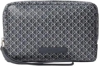 Calvin Klein Pochette zipp&eacute;e &agrave; imprim&eacute; logo