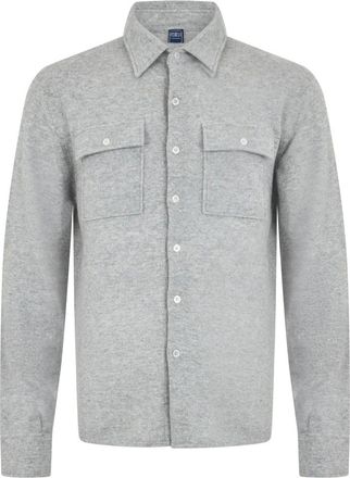 Fedeli Homme, Chemises, Gris, Taille: L Blouses & Chemises