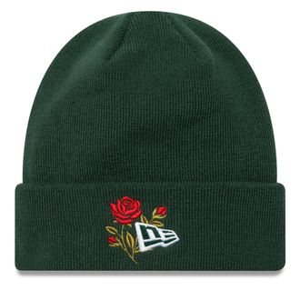 New Era M&uuml;tze New Era Rose Icon Cuff Knit Beanie 60580736 Gr&uuml;n