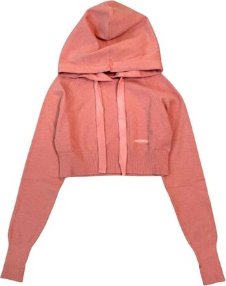 Hinnominate Hinnominate, Femme, Sweatshirts et sweats &agrave; capuche, Rose, Taille: 40 FR Cropped Sweat &agrave; capuche