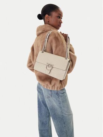 Pinko Handtasche Love One Light Classic AI 25-26 PLTT 106174 A2JC Beige