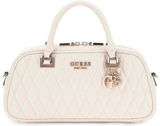 Guess sac à main sac à épaule bandoulière Valla Satchel Bag Bone écru