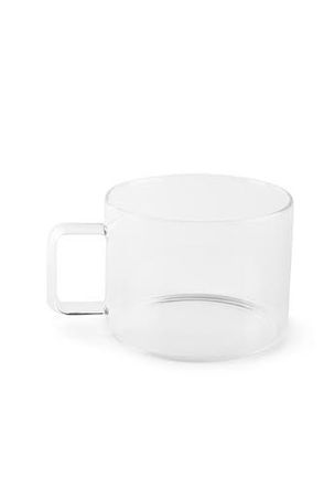 Excelsa Essential Lot de 6 jumbo transparents, verre borosilicate, capacit&eacute; 500 ml