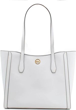 Michael Kors Femme, Sacs, Blanc, Taille: ONE Size Sac fourre-tout en toile avec int&eacute;rieur spacieux