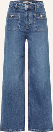 Maje Wide Leg Jeans blau