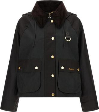 Barbour Reighton Spey Wachsjacke - - Jackets - Damen - Schwarzk - S