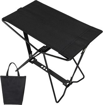 Generic Mini Klapphocker - Kompaktleichter Stuhl, robuster Stahlrahmen | Faltbarer Sitz mit haltbarer Konstruktion, bequemes Design im Freien für das Außenrei