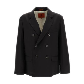 Barena Blazer crois&eacute; - Homme - Vestes - Noir - Taille: M