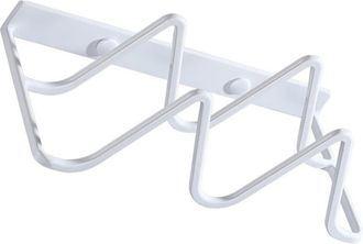 BESPORTBLE NOLITOY Wandschuhregal Wei&szlig; aus Umweltfreundlichem Wasserdichtem Material Stabiler Pantoffelst&auml;nder f&uuml;r Badezimmer und Zuhause Platzsparende Schuhabla