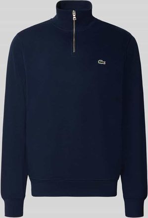 Lacoste Regular Fit Troyer aus reiner Baumwolle