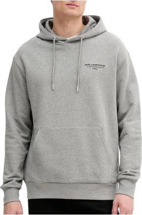 Karl Lagerfeld Homme, Sweatshirts et sweats à capuche, Gris, Taille: L Sweat Hoody 705106-553918