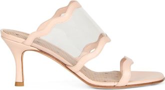 Red Valentino Femme, Chaussures, Beige, Taille: 37 EU Mules &agrave; Talons &Eacute;l&eacute;gantes