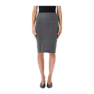 Stella McCartney Wollstrick Bleistiftrock - - Skirts - Damen - Grau - S