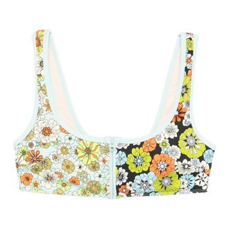 Alemais Orange Blossom Zip Scoop Top - - Swimwear - Damen - Mehrfarbig - XS
