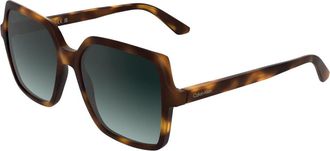 Calvin Klein Femme, Accessoires, Brun, Taille: 56 MM Ck25537S Lunettes de soleil
