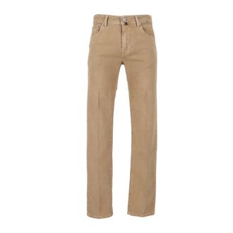Jacob Cohen Bard Fast 5 Pocket Pants - Homme - Jeans - Brun - Taille: W34