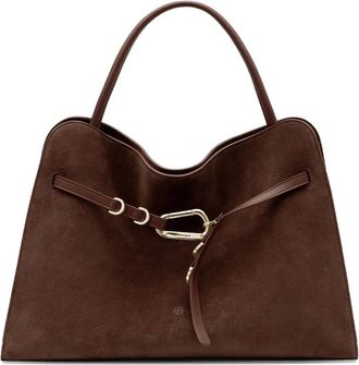 Francesco Biasia sac port&eacute; &eacute;paule en cuir - Marron