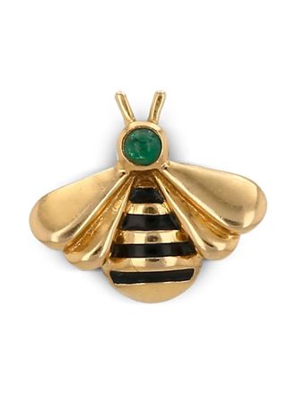 Cartier broche Bee en or 18ct sertie démeraude