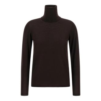 Max Mara Saluto Rollkragenpullover - - Knitwear - Damen - Braun - S