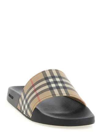 Burberry Furley Slides - Black