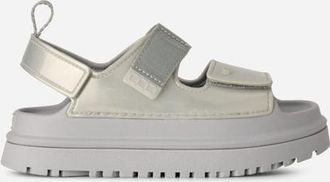 UGG GoldenGlow Glossy Sparkles Sandale f&uuml;r Kinder in Silver, Gr&ouml;&szlig;e