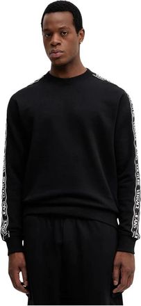 Versace Jeans Couture Homme, Sweatshirts et sweats &agrave; capuche, Noir, Taille: XL SweaT-shirt &agrave; coupe droite avec logo