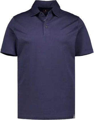 Boggi Milano Herren Polo-Shirt blau