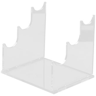 Lurrose Acryl Stiftehalter 3 stufig Stifteaufbewahrungsst&auml;nder f&uuml;r Zuhause Makeup Pinsel Organizer Transparent B&uuml;ro Schreibtisch Zubeh&ouml;r