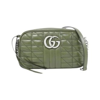 Gucci Sac bandouli&egrave;re vintage Pre-owned - Femme - Pre-owned - Vert - Taille: ONE Size