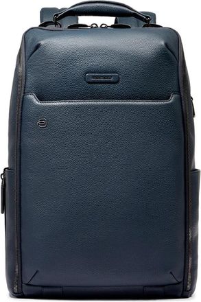 Piquadro Homme, Sacs, Bleu, Taille: ONE Size Personalizable travel backpack for laptop 14