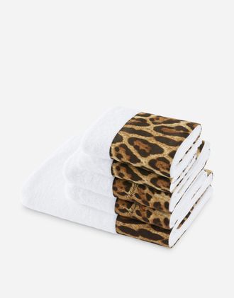Dolce & Gabbana Set Of 5 Terry Cotton Towels - Handtuch-sets Mehrfarbig Onesize