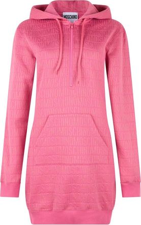 Moschino Femme, Sweatshirts et sweats &agrave; capuche, Rose, Taille: 36 FR Robe &agrave; Capuche