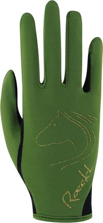 Roeckl Sports Reithandschuh Tryon, Kids Sommer Handschuh, Pesto 6