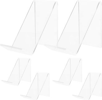 BESPORTBLE Transparenter Acryl Schuhst&auml;nder f&uuml;r 6 St&uuml;ck Platzsparendes Bruchfestes Schuhregal Zur Schuhpr&auml;sentation Im Einzelhandel