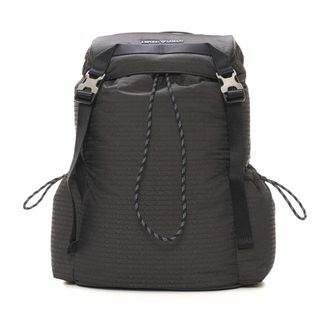 Emporio Armani Logo Rucksack mit Frontknopfverschluss - - Bags - Herren - Gr&uuml;n - ONE SIZE
